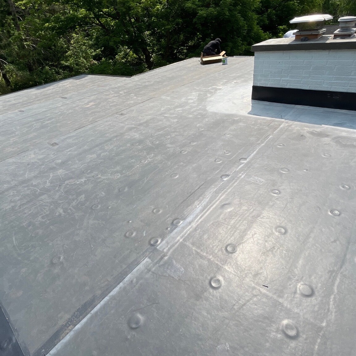 EPDM Membrane Rubber Roof Installation in Duluth, MN